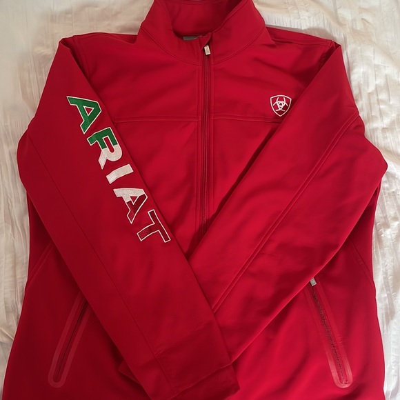 Ariat | Jackets & Coats | Red Mexican Flag Ariat Jacket | Poshmark